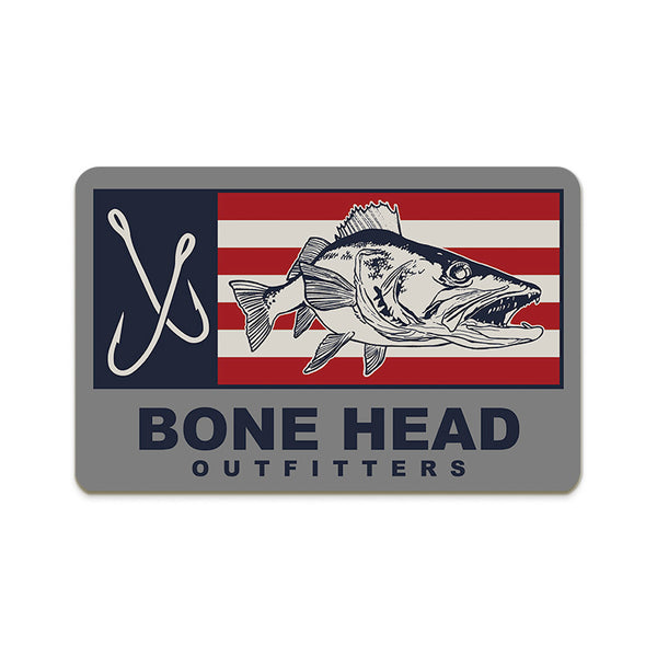 RWB Walleye Sticker – Bone Head Outfitters