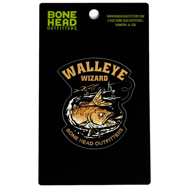 Walleye Wizard Sticker – Bone Head Outfitters